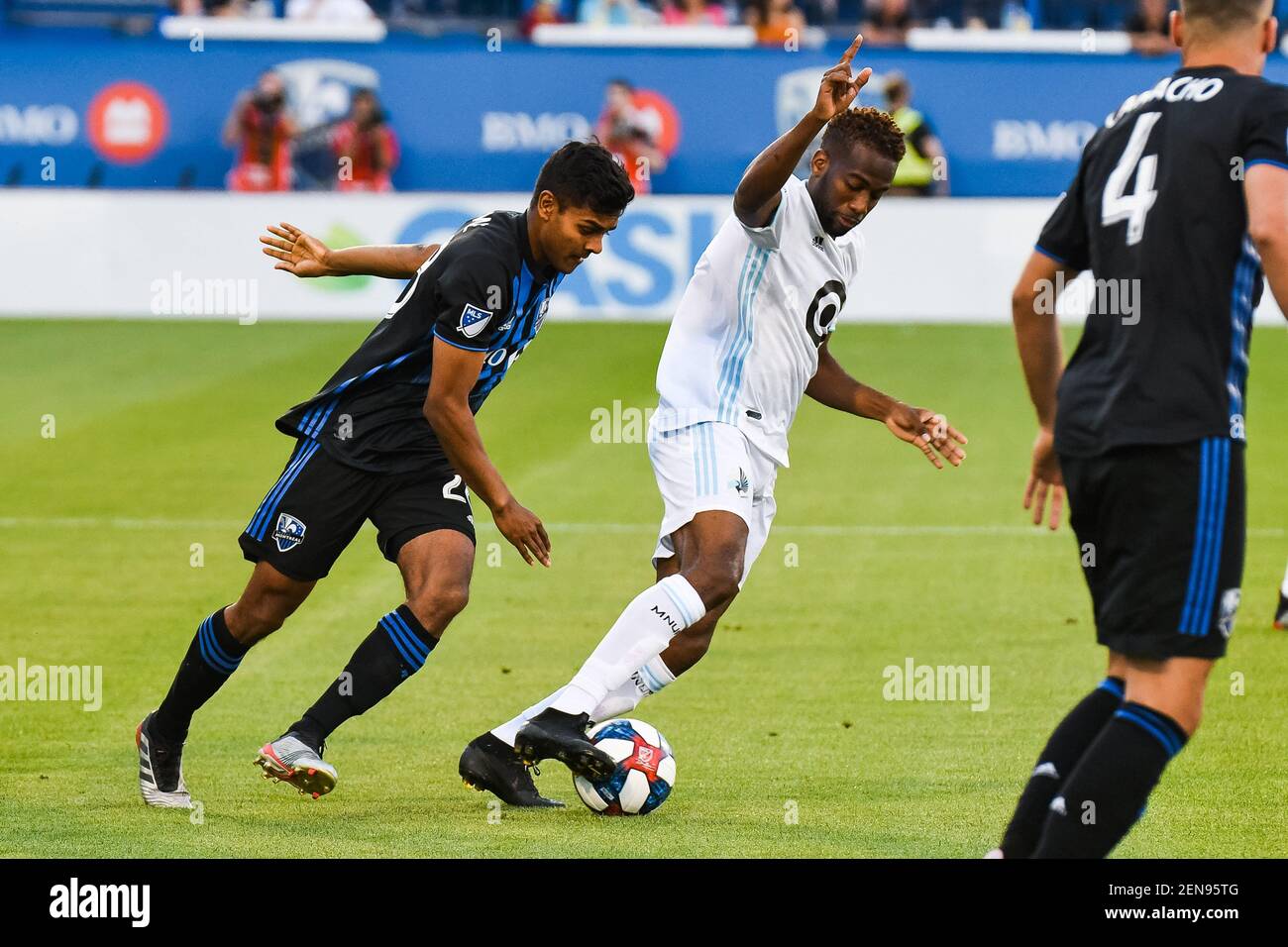 06 juillet 2019 : le milieu de terrain de Montréal impact Shamit Shome ...