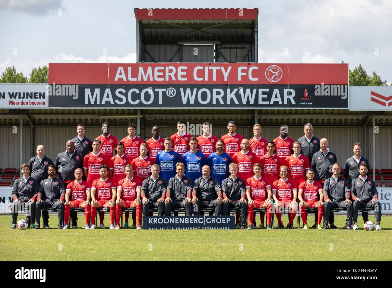 ALMERE, 09-07-2019 , Yanmar Stadium , saison 2019 / 2020, photocall ...