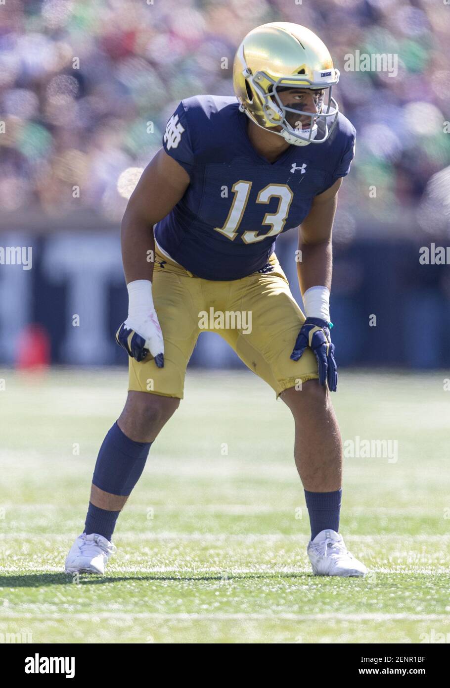 14 septembre 2019: La sécurité de notre Dame Paul Moala (13) pendant l ...