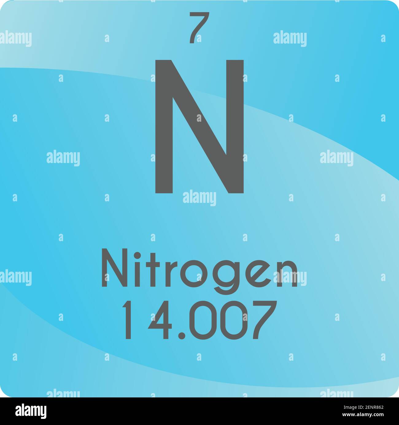 Azote element Banque d'images vectorielles - Alamy