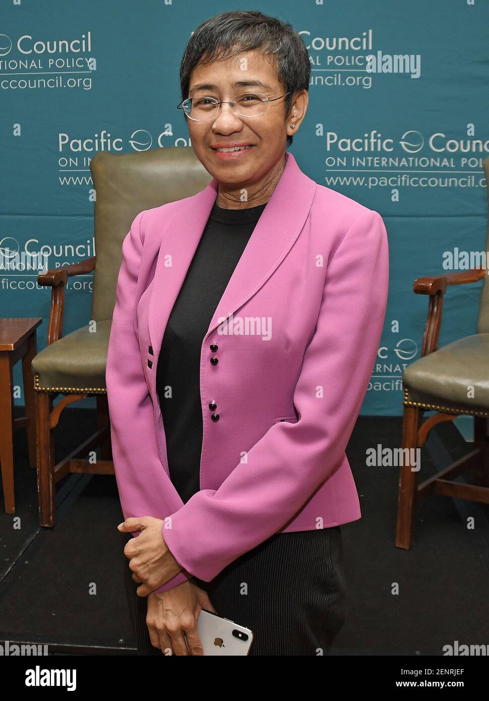 Maria Ressa, fondatrice du site web philippin Rappler et d'un magazine ...