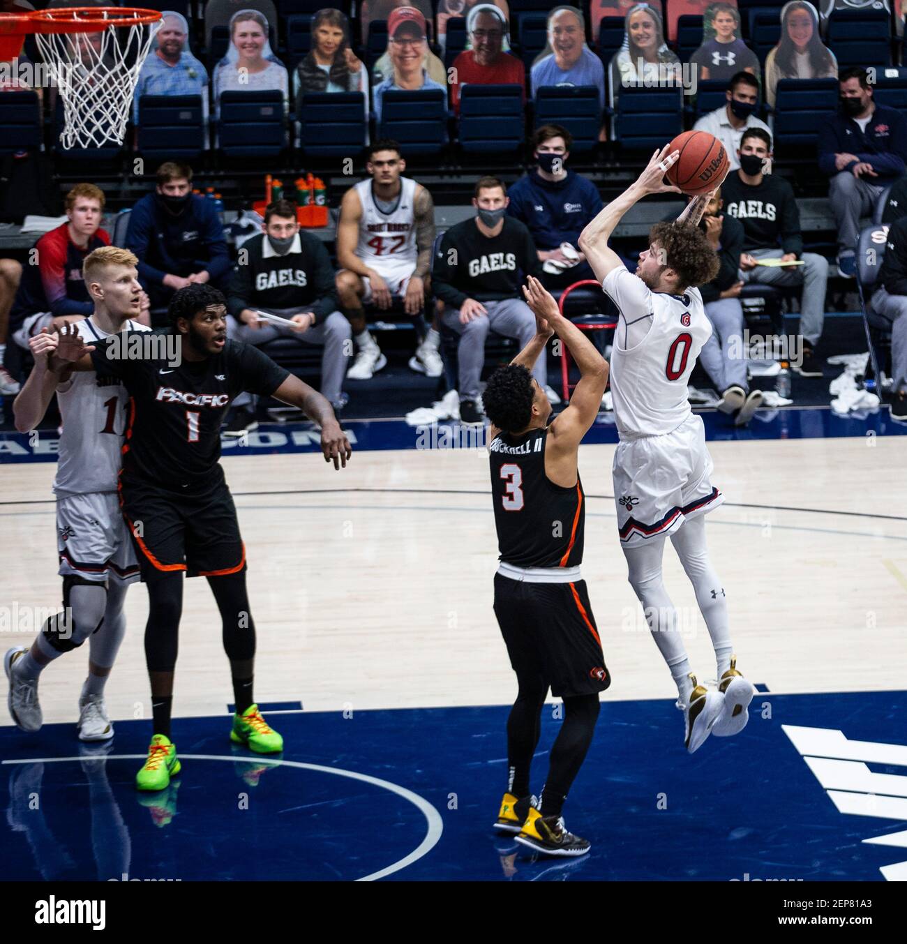 McKeon Pavilion Moraga Calif, États-Unis. 25 février 2021. États-Unis ...