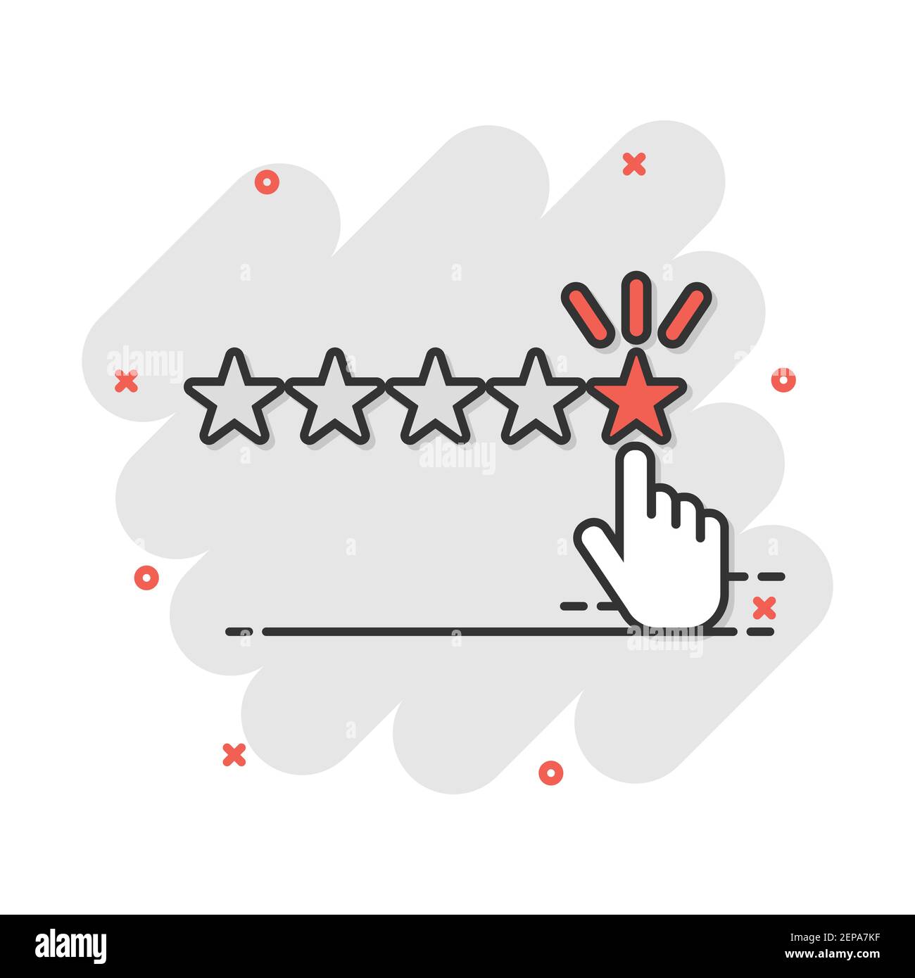 Vector cartoon customer reviews, les commentaires des utilisateurs dans ...