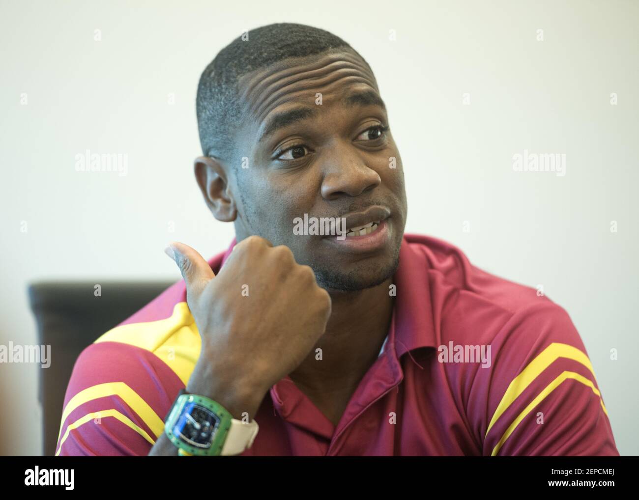 Jamaican sprinter yohan blake Banque de photographies et d’images à ...