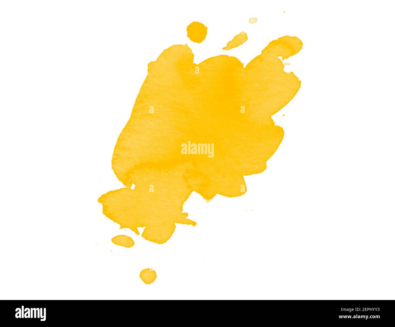 Aquarelle tache jaune Banque de photographies et d’images à haute ...