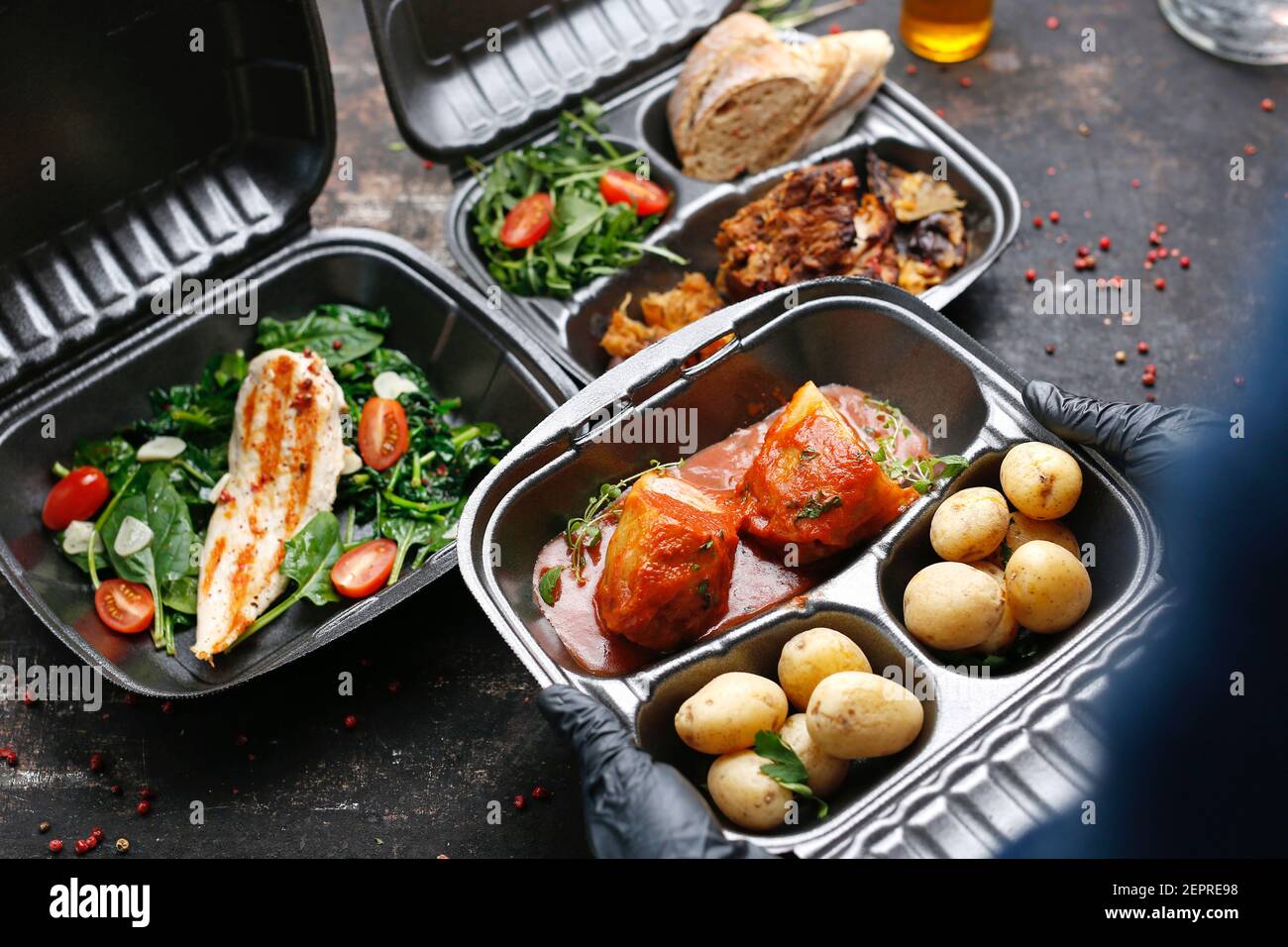 Boite repas Banque de photographies et d’images à haute résolution - Alamy