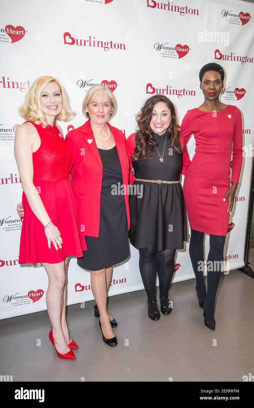 Les champions de WomenHeart Pamela Thomas, Starr DeEllen Mirza, Georgia ...