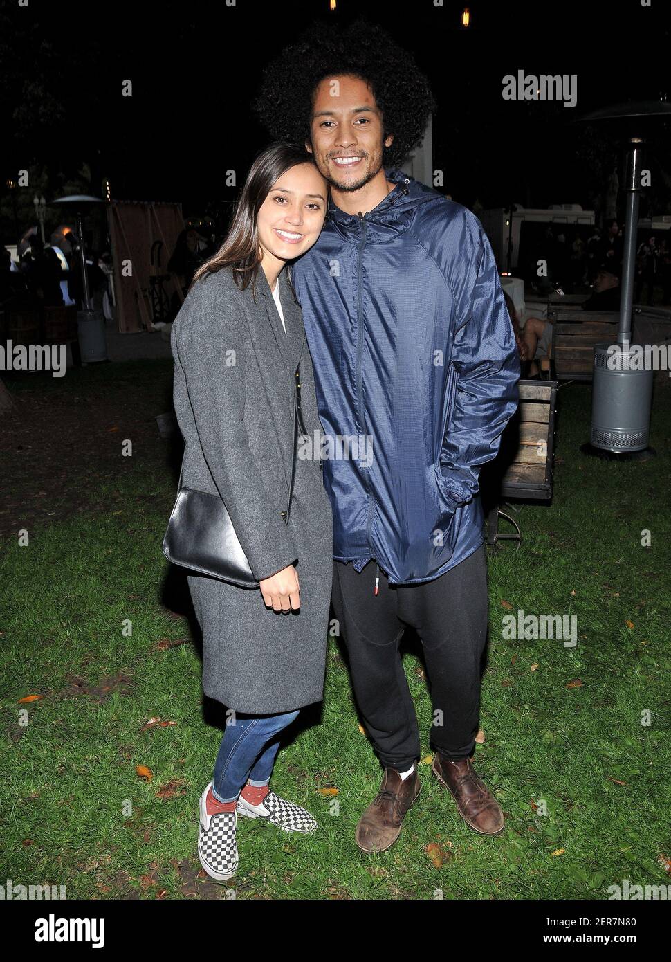 (G-D) artiste/actrice de musique Dia Frampton et acteur Khalif Boyd à ...