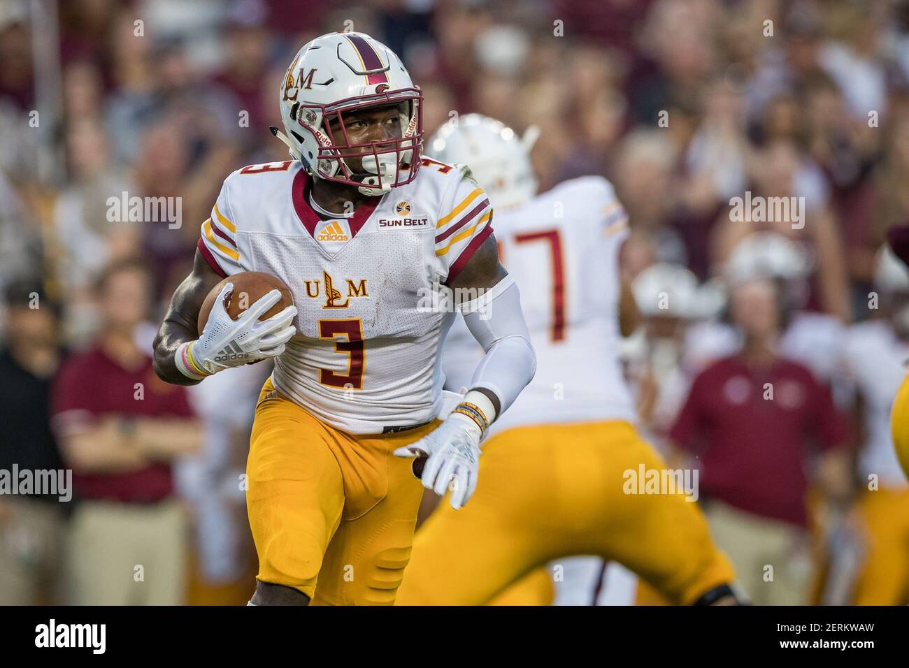 15 septembre 2018 : Marcus Green, grand receveur de Warhawks de ...