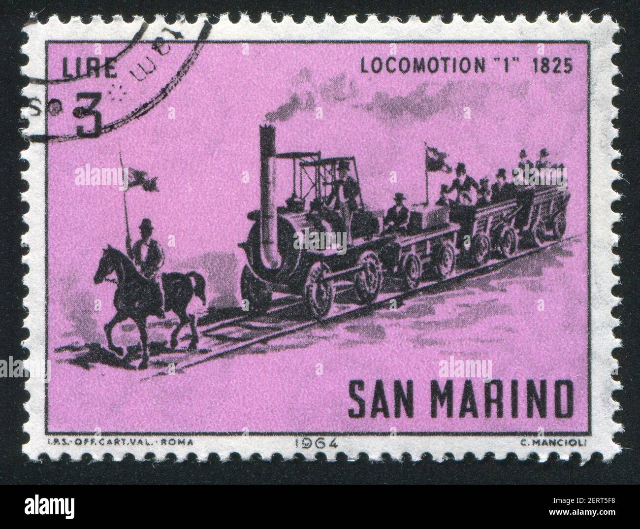 San marino circa 1964 stamp Banque de photographies et d’images à haute ...