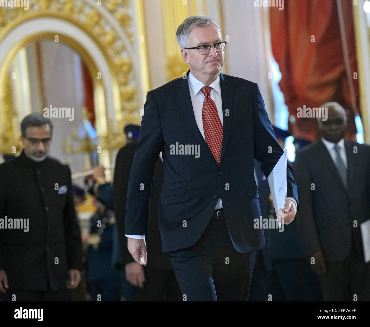 La cérémonie de présentation de lettres de créance aux ambassadeurs des ...