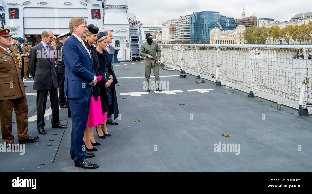 Comtesse wessex sur hms belfast Banque de photographies et d’images à ...