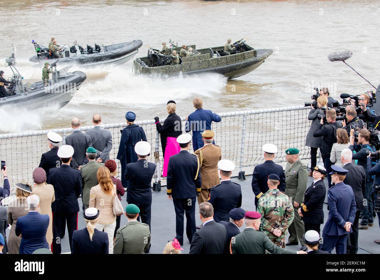 Comtesse wessex sur hms belfast Banque de photographies et d’images à ...