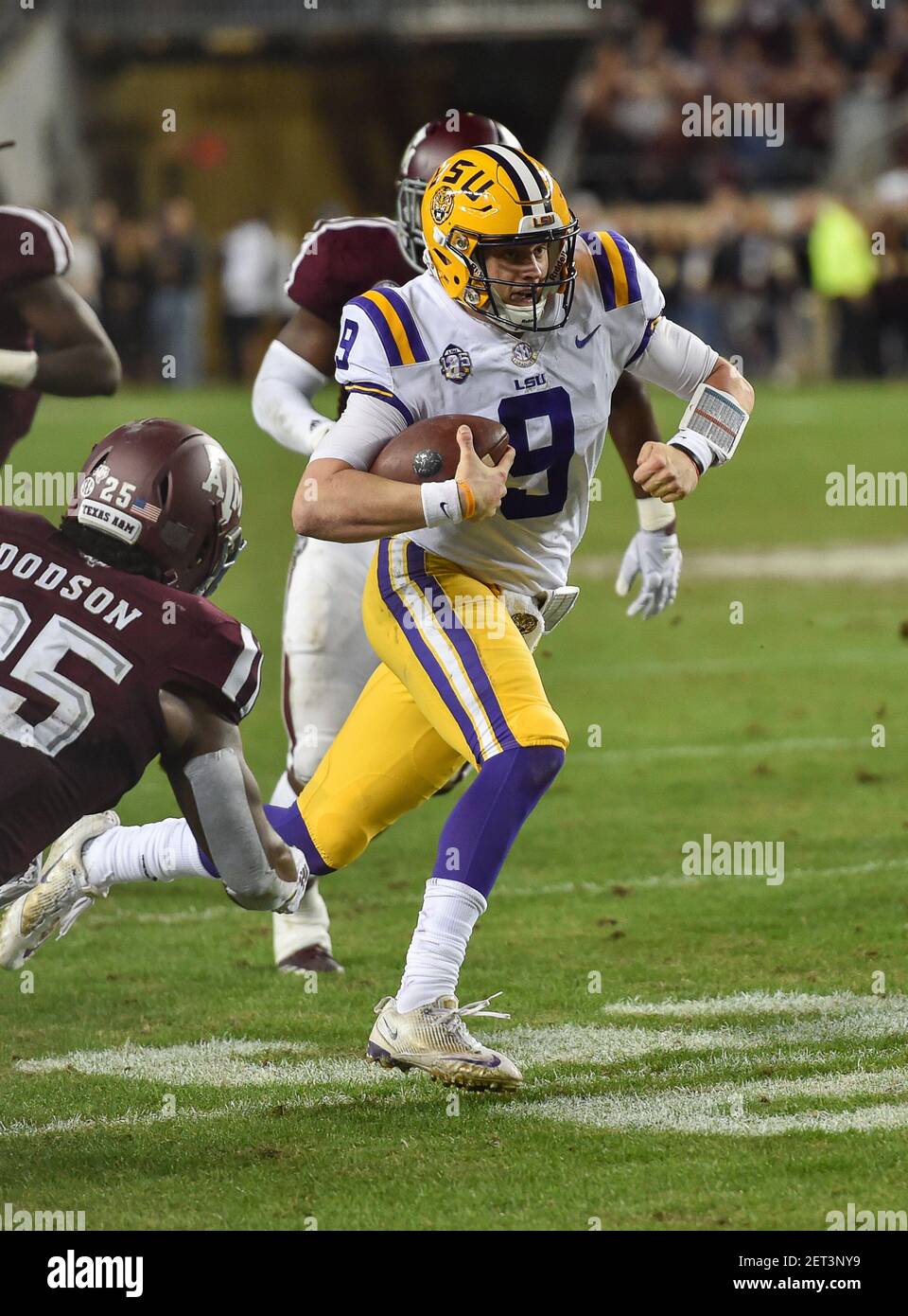 24 novembre 2018 College Station, TX...LSU Tigers Quarterback, Joe ...