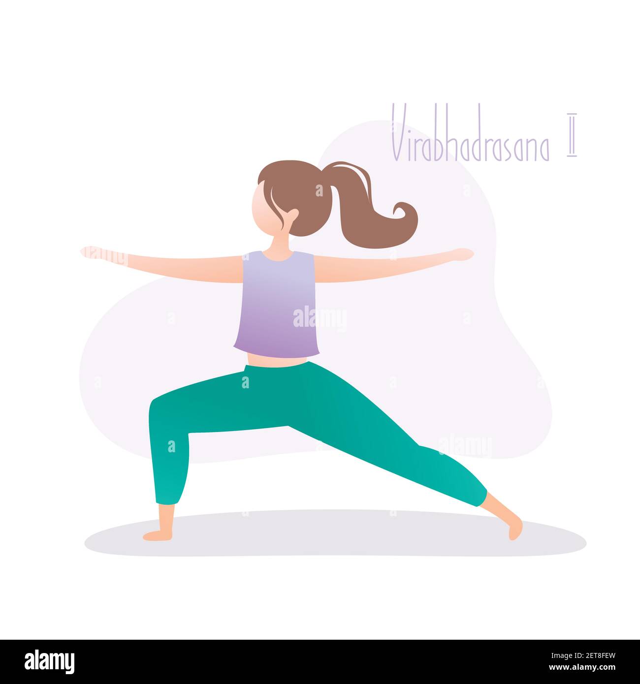 Dessin vectoriel posture yoga Banque de photographies et d’images à ...