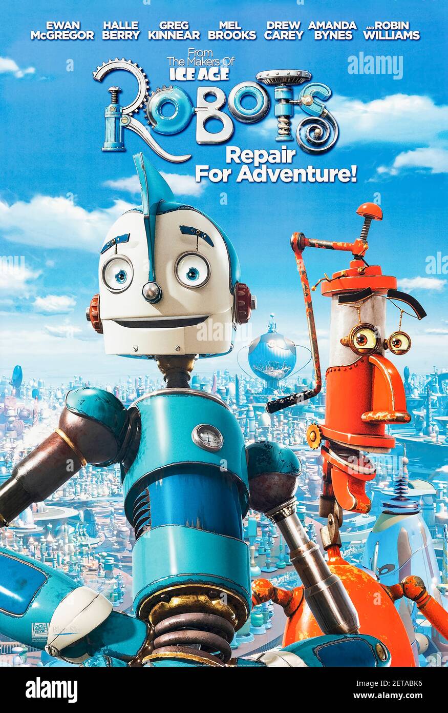 Robots (2005) dirigés par Chris Wedge et Carlos Saldanha et mettant en ...
