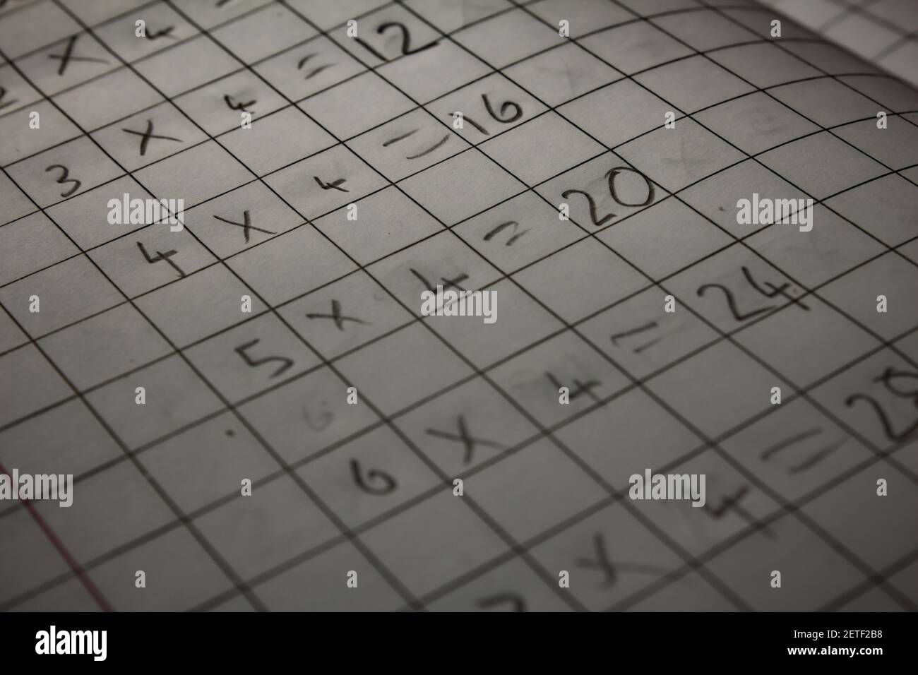 Table de multiplication Banque de photographies et d’images à haute ...