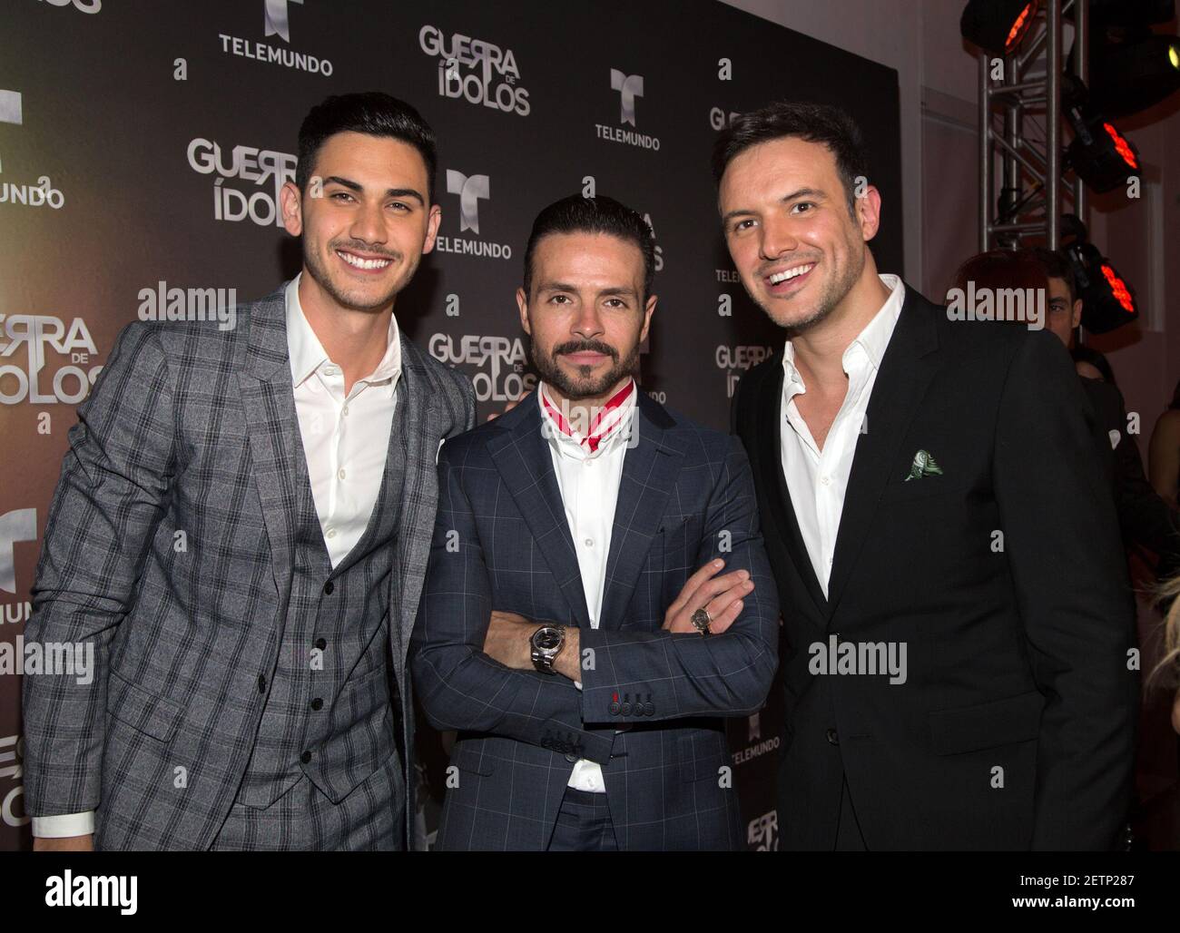 MIAMI BEACH - FLORIDE, AVRIL 20: Alejandro Speitzer, Jose Maria Torre ...