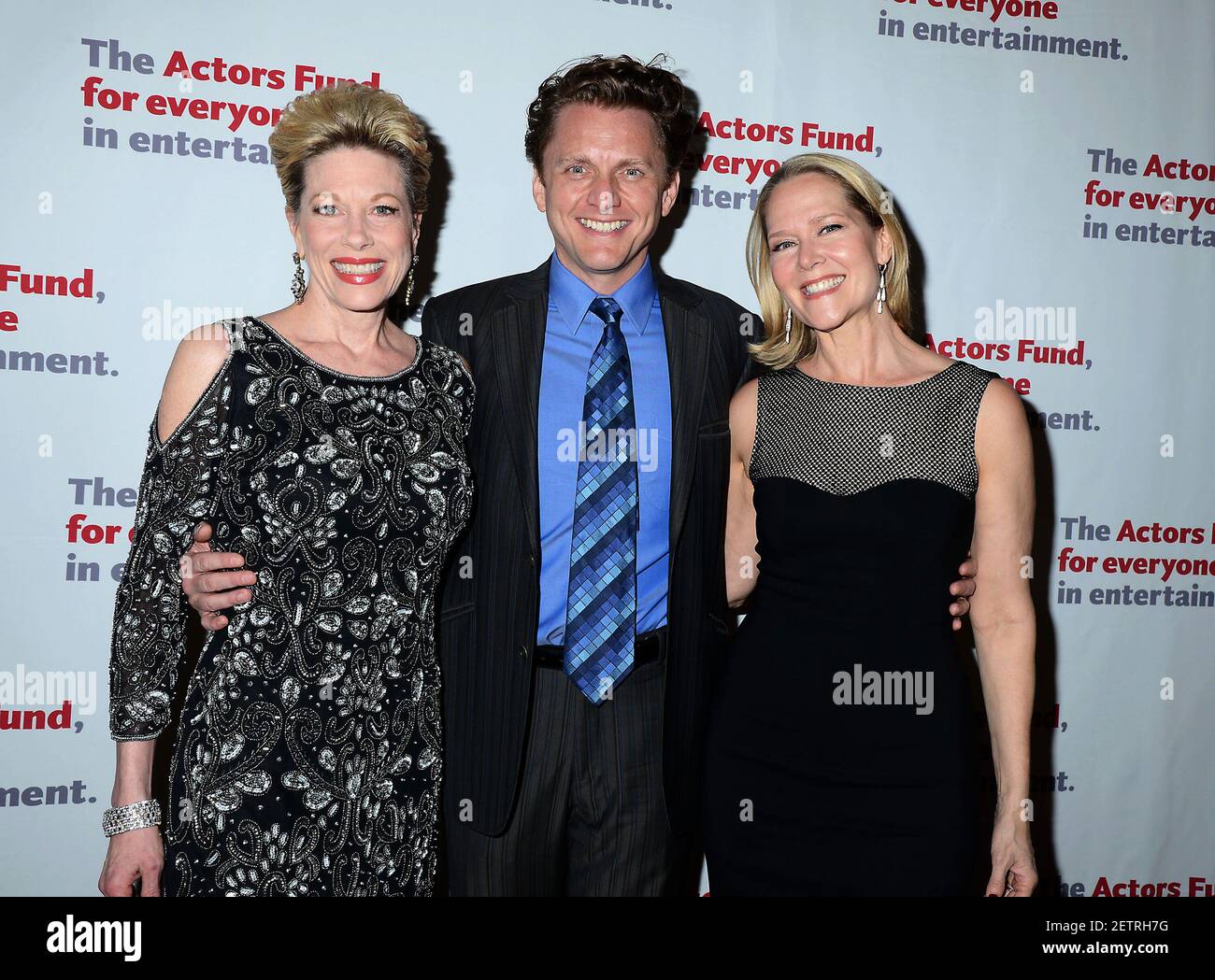 Marin Mazzie, son mari Jason Danieley et Rebecca Luker assistent au ...