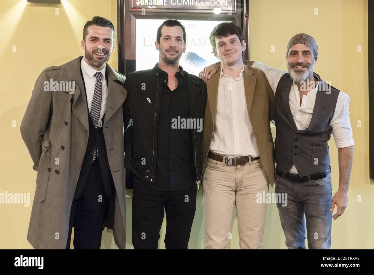 (De L à R) : Luca Argentero, Ran Mor, James Freeman et raz Dega sont ...