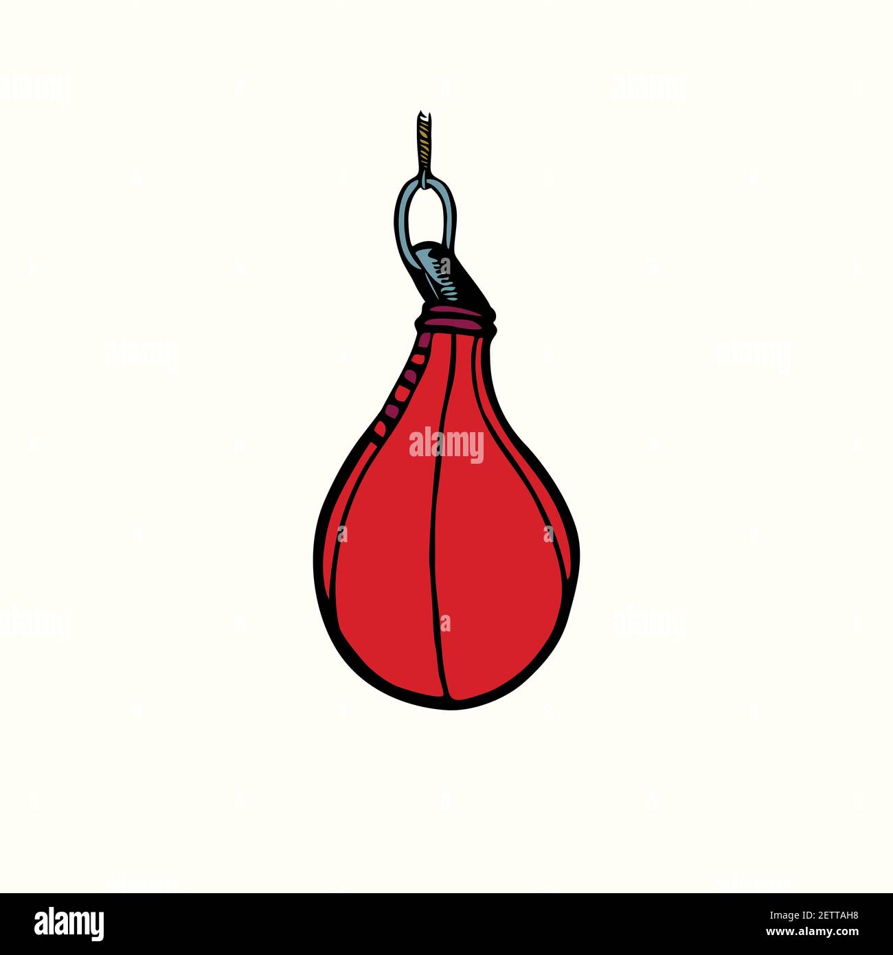 Boxing sketch Banque d'images détourées - Alamy