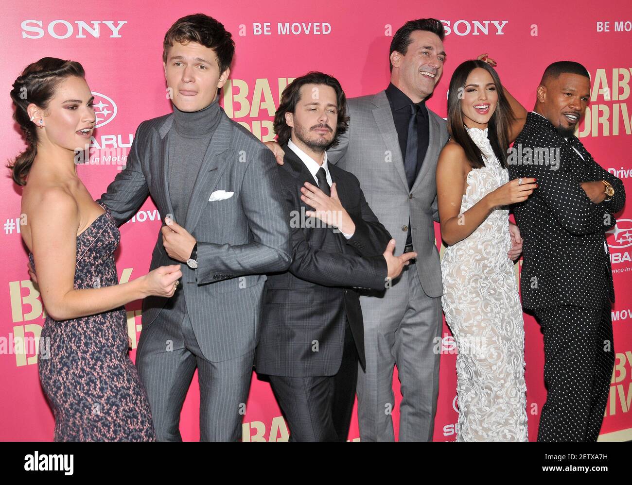 Baby driver cast Banque d'image et photos - Alamy