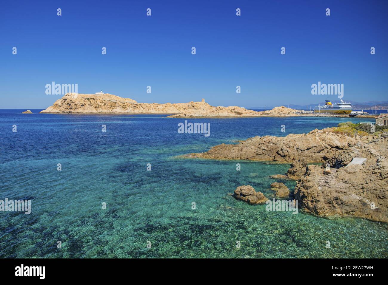 L'ile Rousse Corse Banque d'image et photos - Alamy