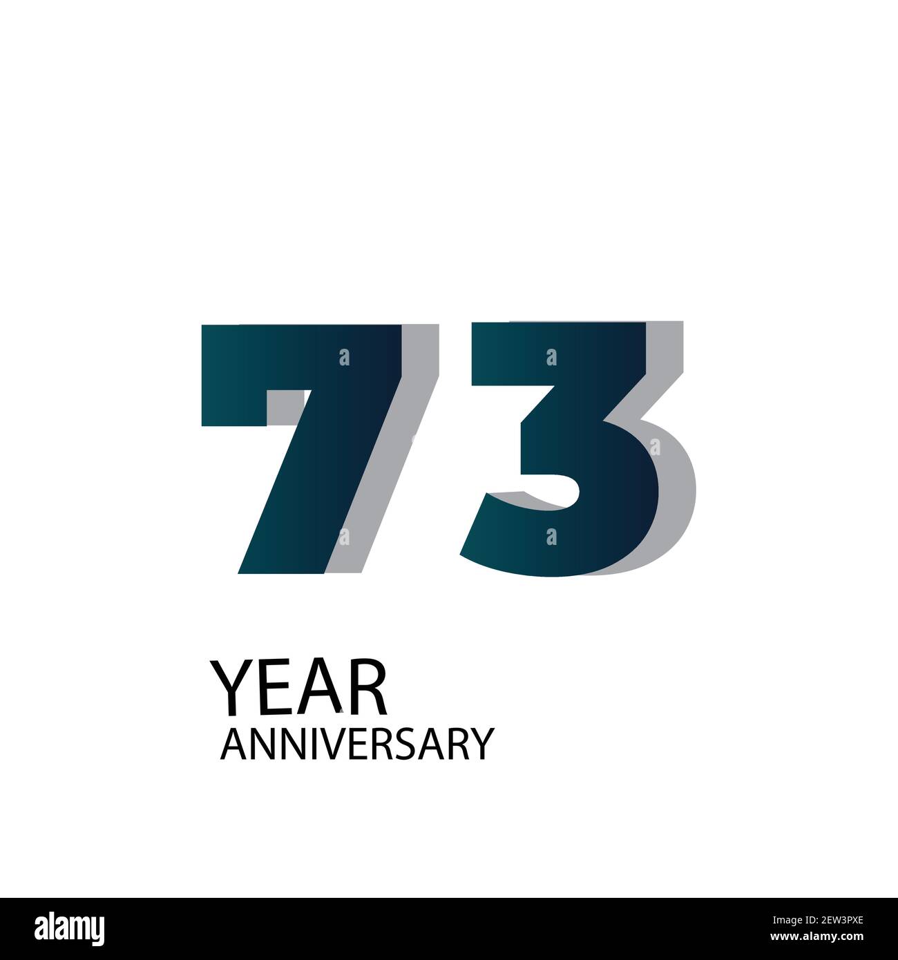 73 ans d'anniversaire Banque d'images vectorielles - Alamy