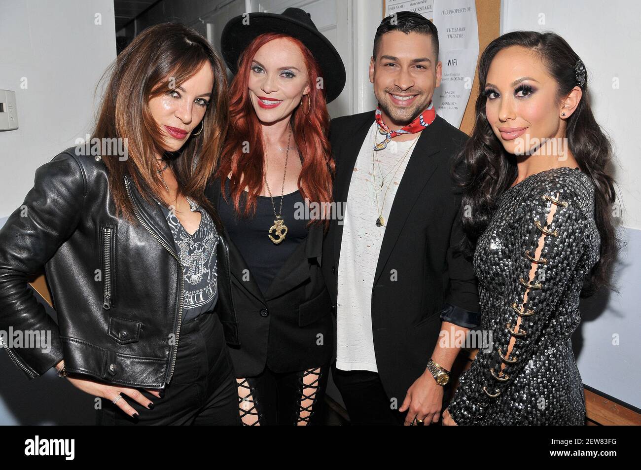 (G-D) Robin Antin, Carmit Bachar, Jeri Slaughter et Cheryl Burke à la ...