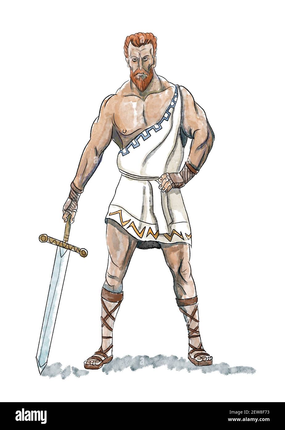 Hercule héraclès Banque d'images détourées - Alamy