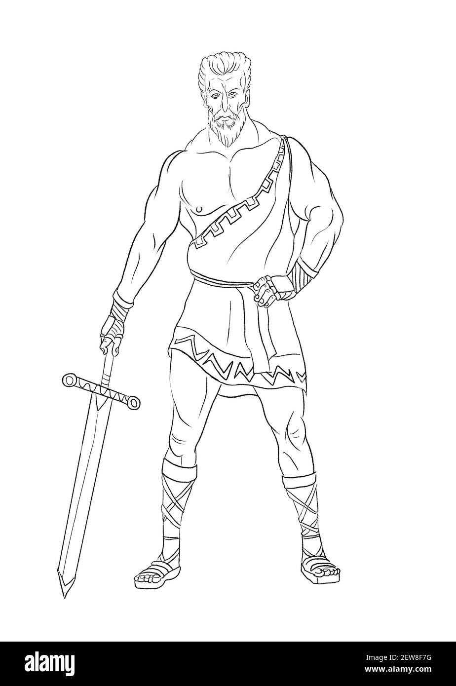 Hercule héraclès Banque d'images détourées - Alamy