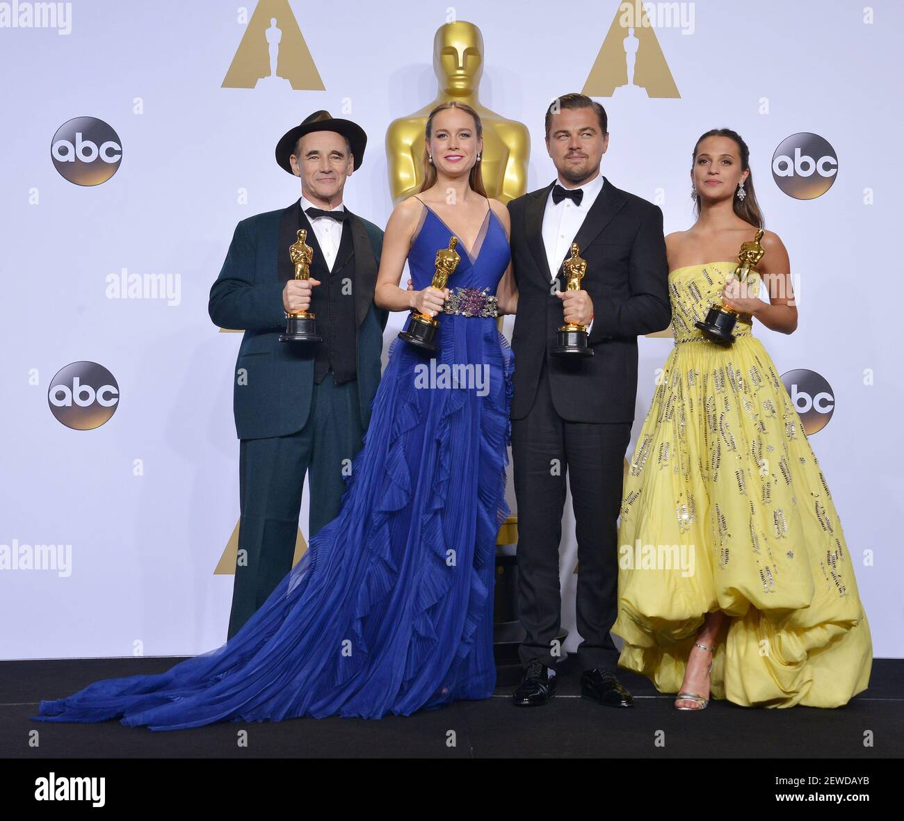 (G-D) l'acteur Mark Rylance, vainqueur du meilleur acteur de soutien ...