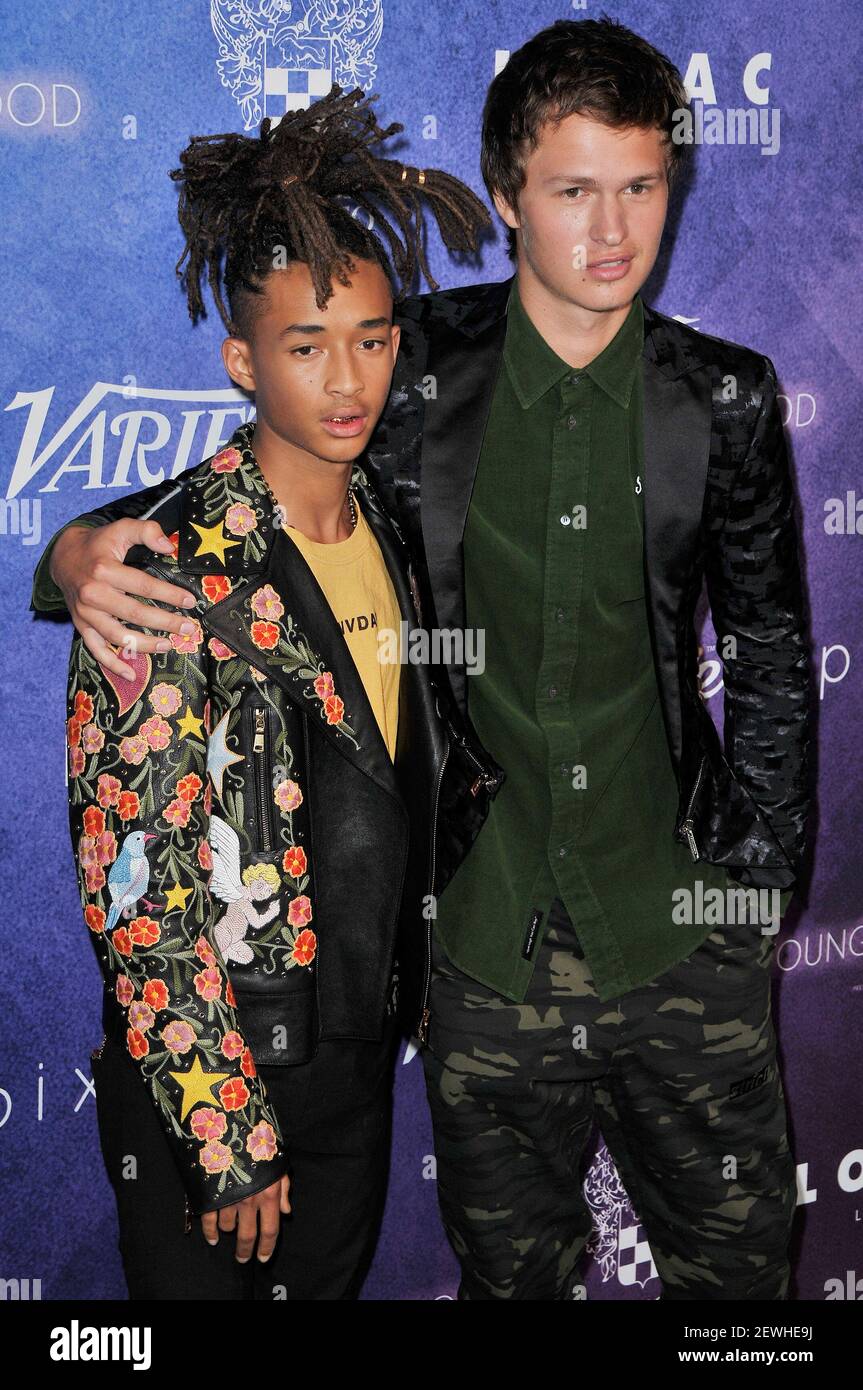 (G-D) Jaden Smith et Ansel Elgort arrivent au Variety's Power of Young ...
