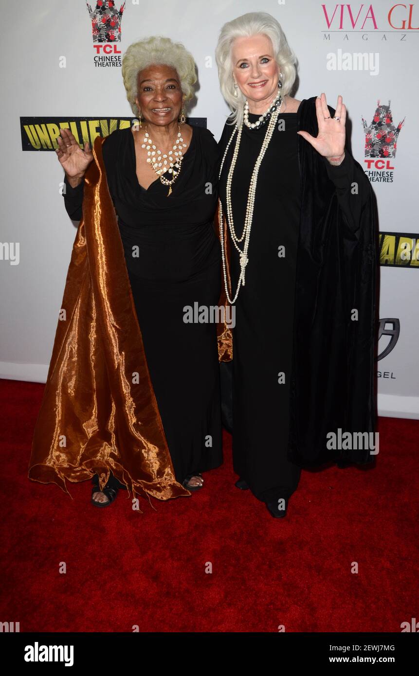 Nichelle Nichols, Celeste Yarnall à l'incroyable!!! Première et événement du 50e anniversaire de ...