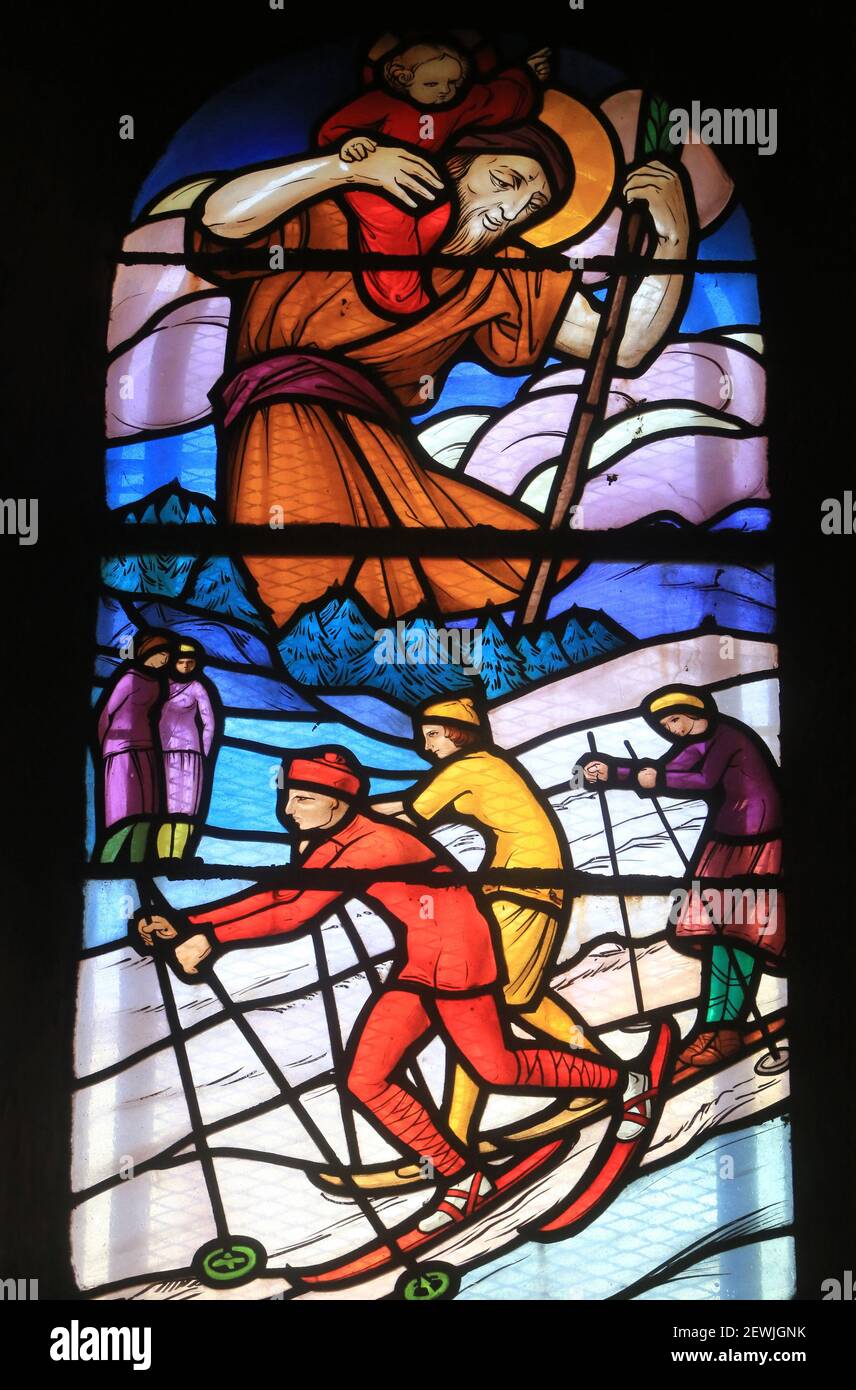 Saint Christopher Jesus Banque d'image et photos - Alamy