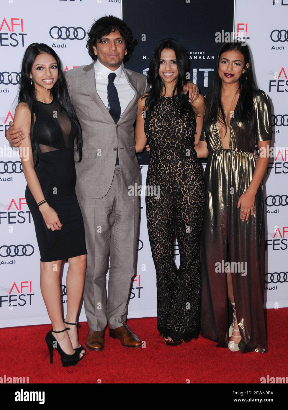 Saleka shyamalan and m night shyamalan Banque de photographies et d ...