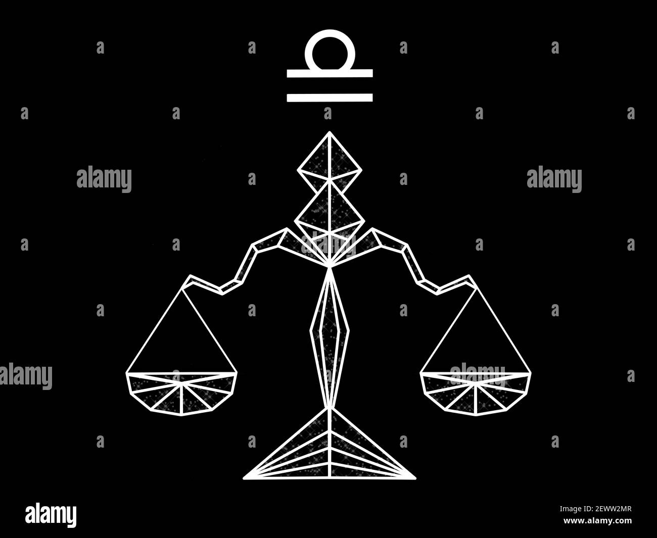 Signe astrologique balance Banque de photographies et d’images à haute ...