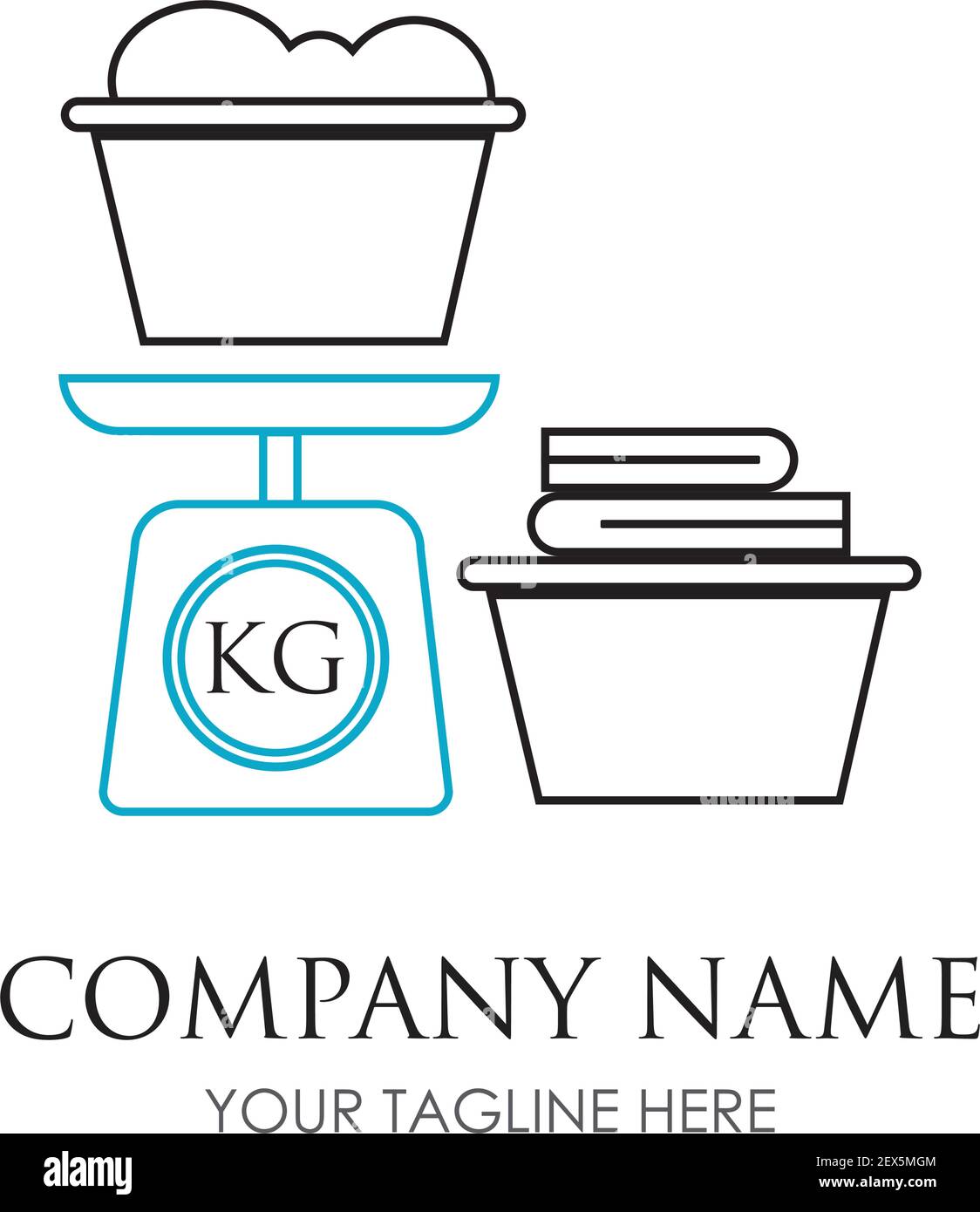 modèle de conception d'illustration du logo de la lessive - vectoriel ...