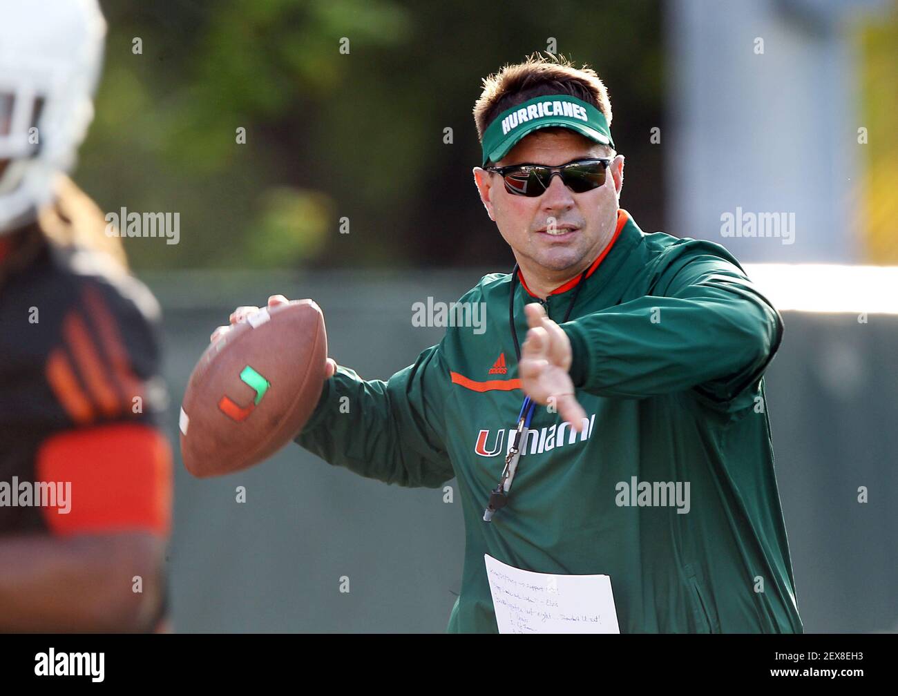 L'entraîneur-chef Al Goldenas de l'Université de Miami ouvre son camp d ...