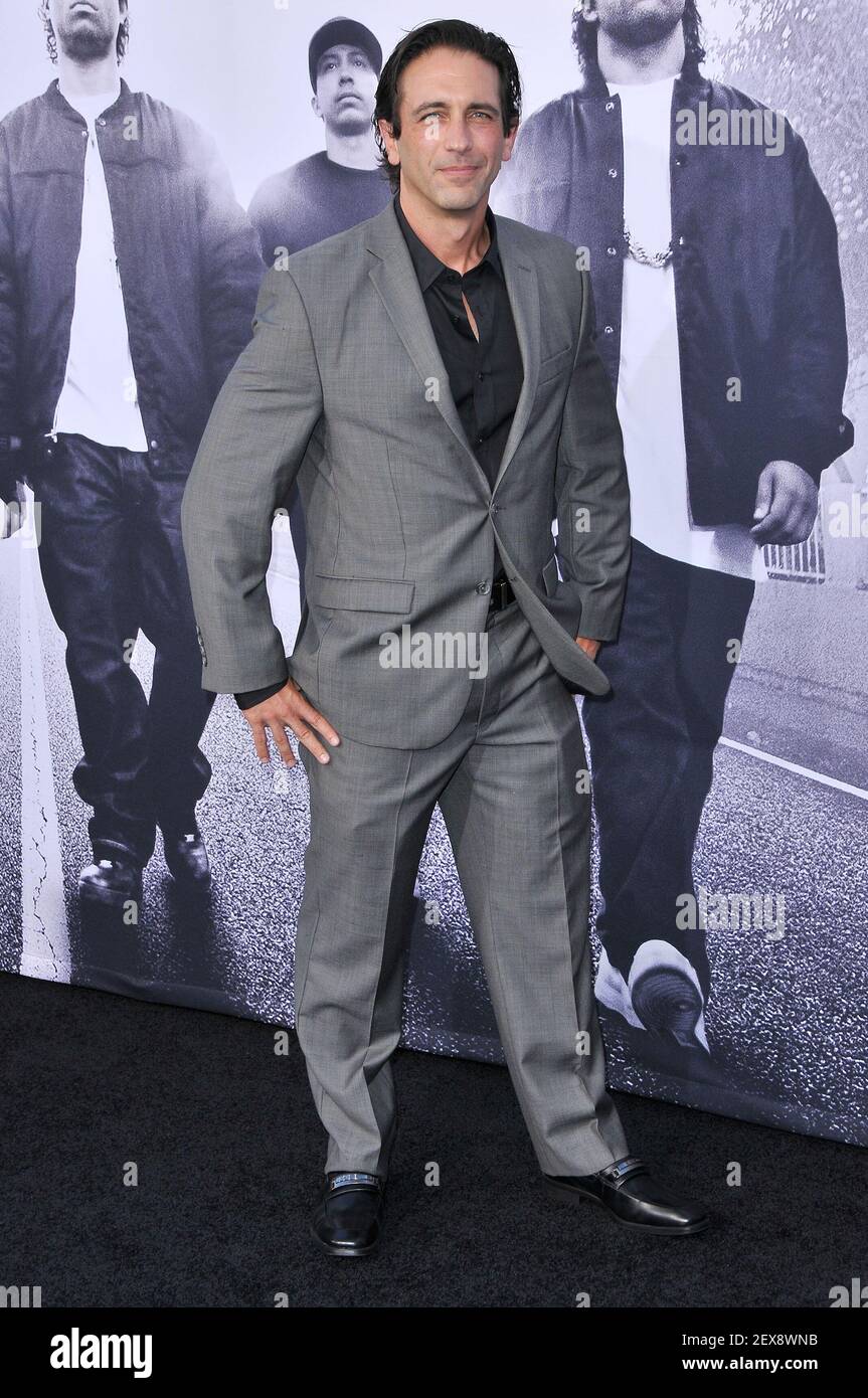 Mark Sherman arrive à la première de 'Straight Outta Compton' à Los ...