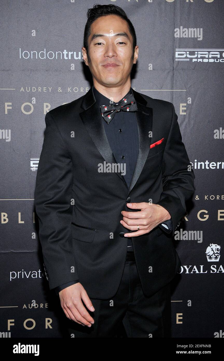 Leonardo Nam arrive au 14e Gala annuel inoubliable d'Audrey & KoreAm, qui se tient au Beverly ...