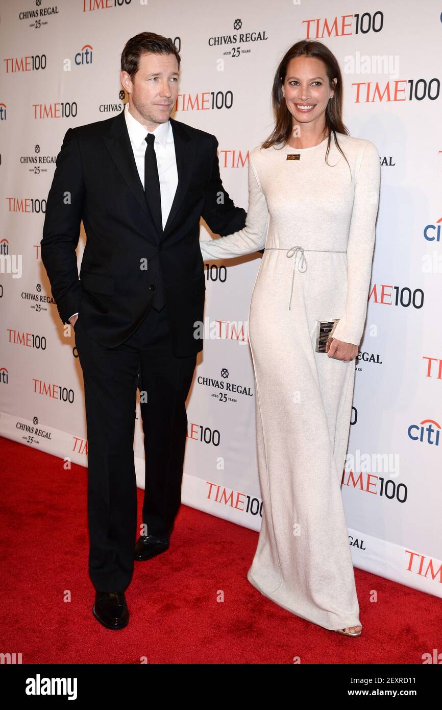 Model Christy Turlington et son mari Edward Burns assistent au TIME 100 ...