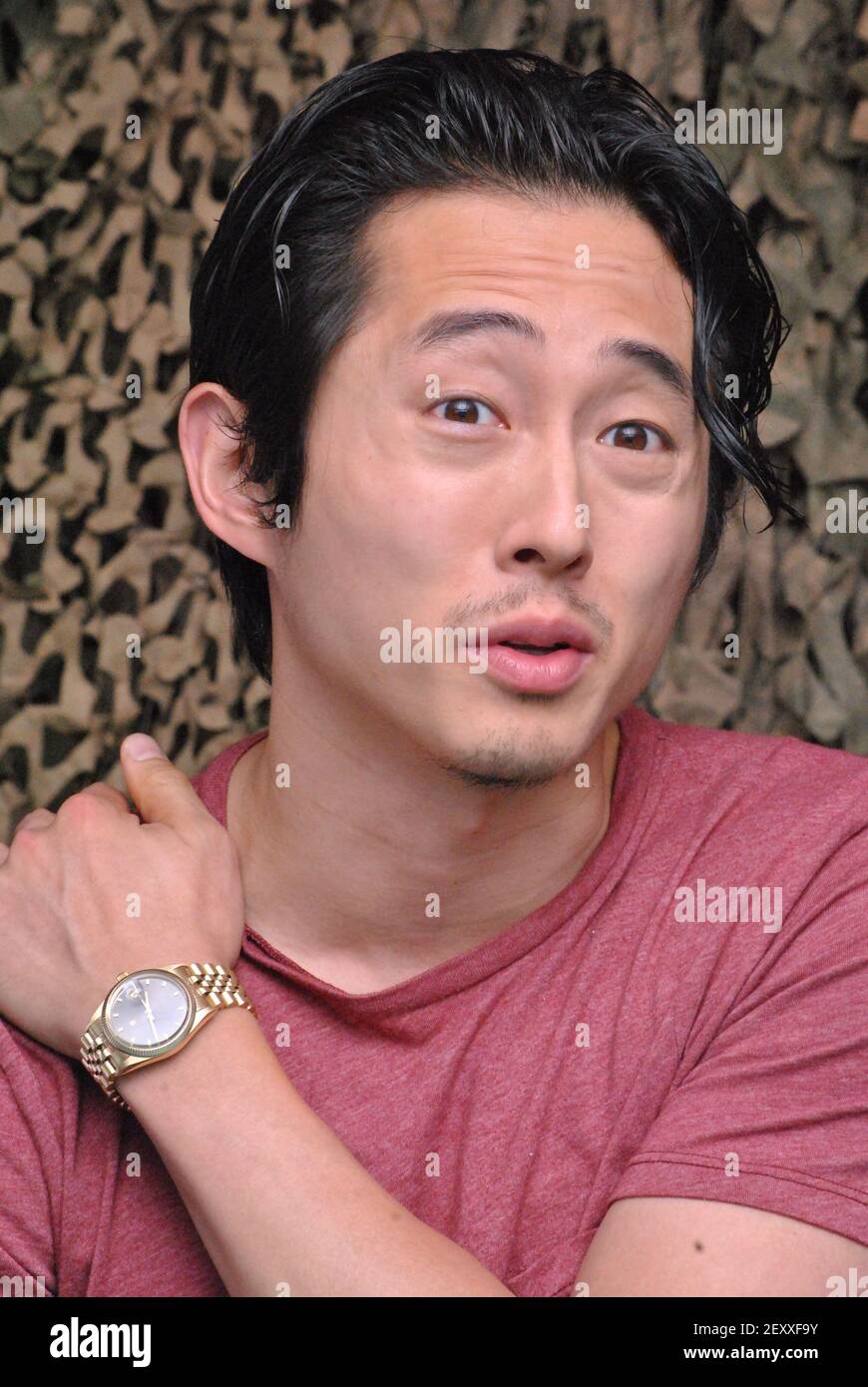 Steven Yeun à la conférence de presse de l'Association de presse ...
