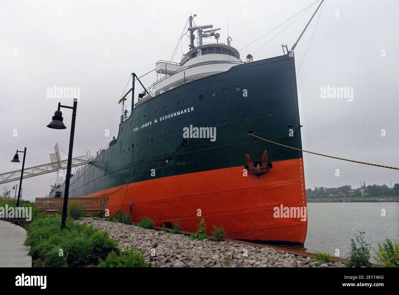 Le colonel James M. Schoonmaker, d'une longueur de 617 mètres, a ...