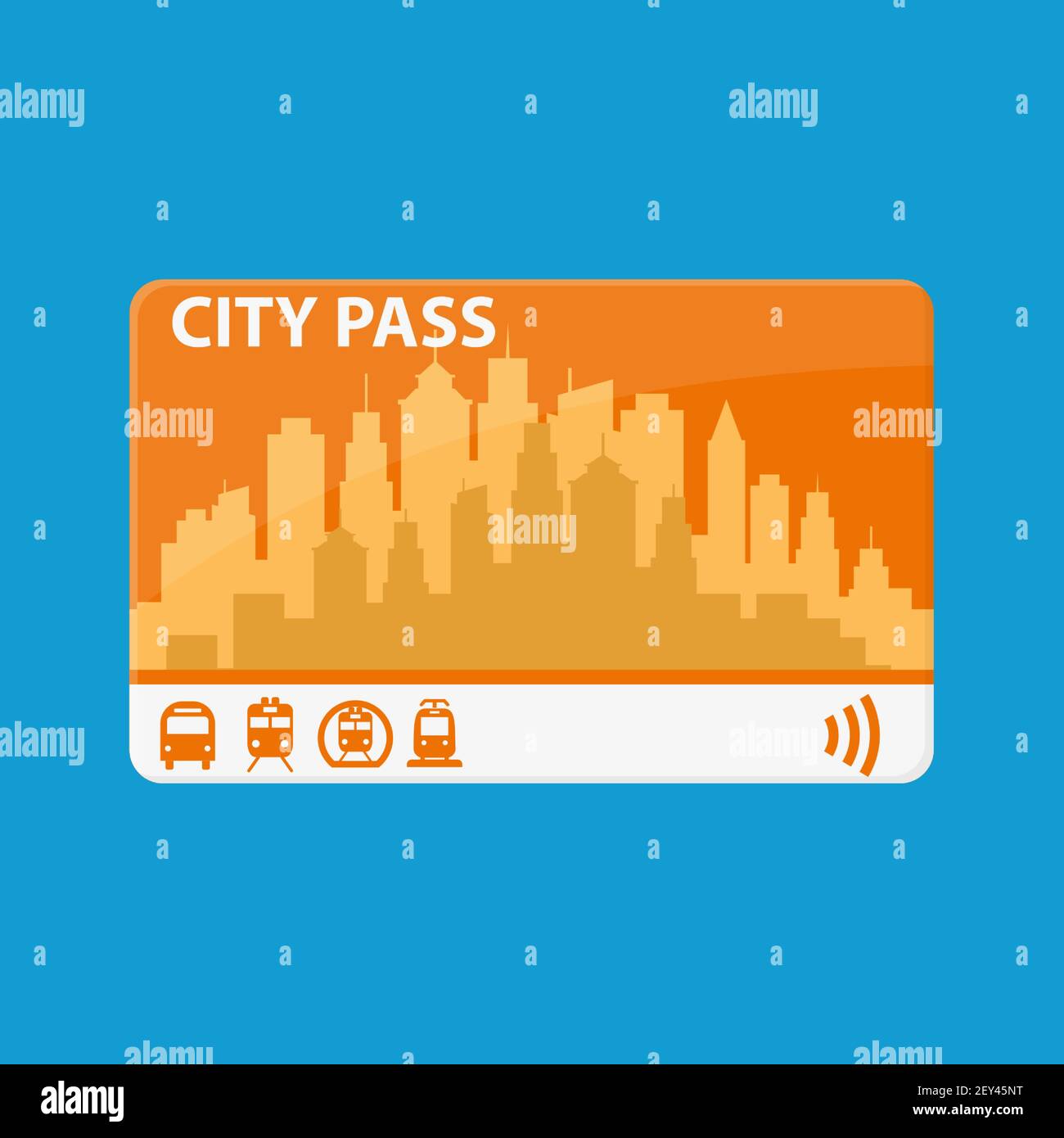Laissez passer de bus Banque d'images vectorielles - Alamy