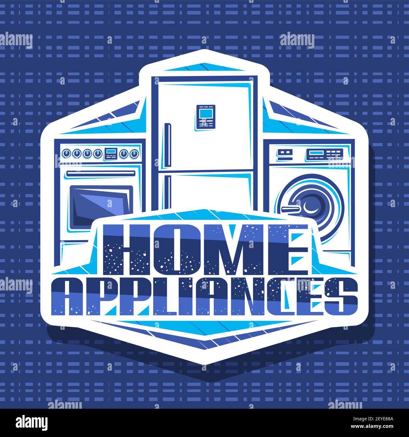 Logo vectoriel pour appareils électroménagers, panneau d'affichage en ...