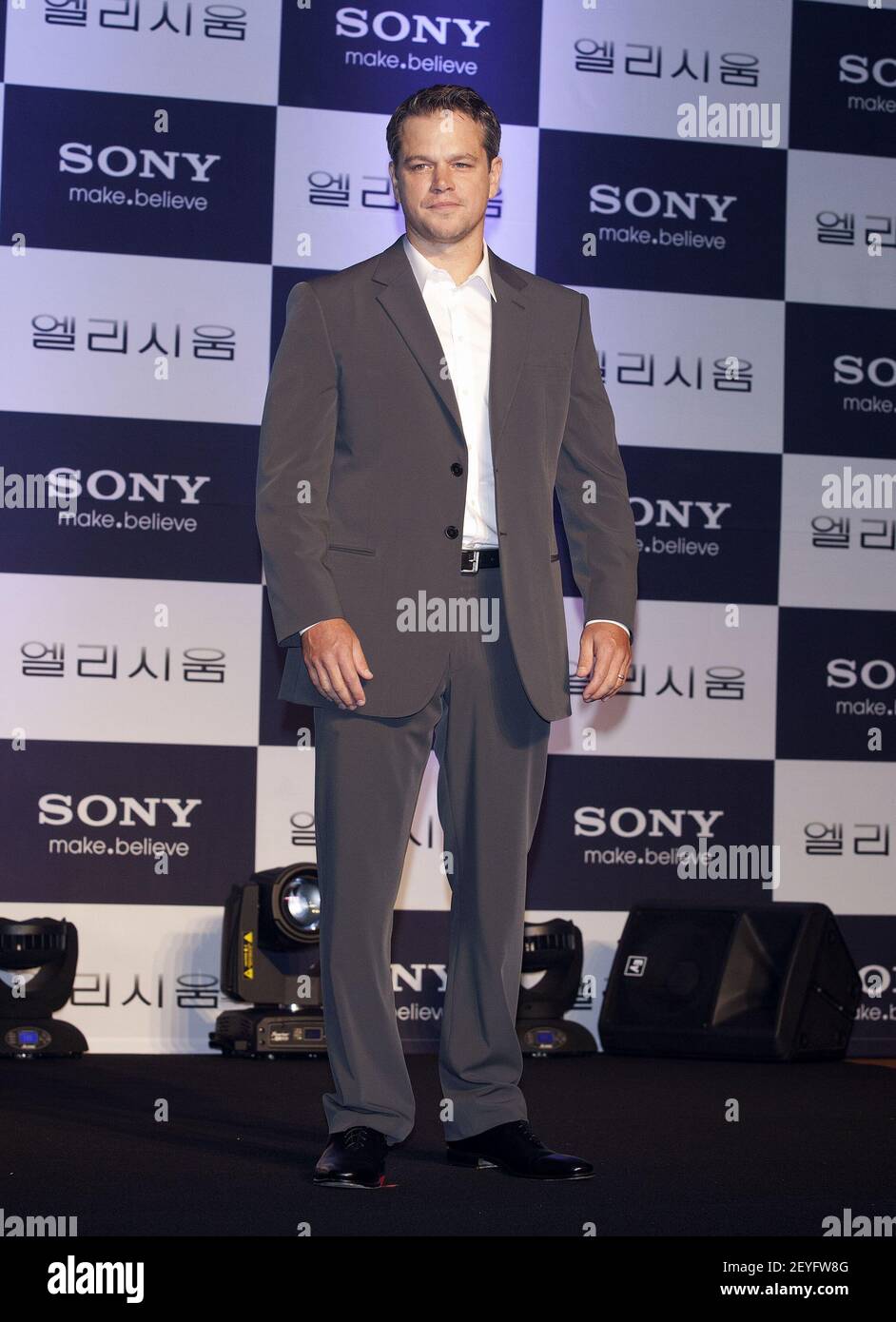 14 août 2013 - Séoul, Corée du Sud : l'acteur américain Matt Damon ...