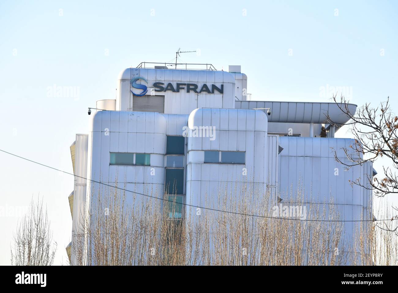 Siège social de la société Safran Aerospace à Paris, France, le 6 mars ...