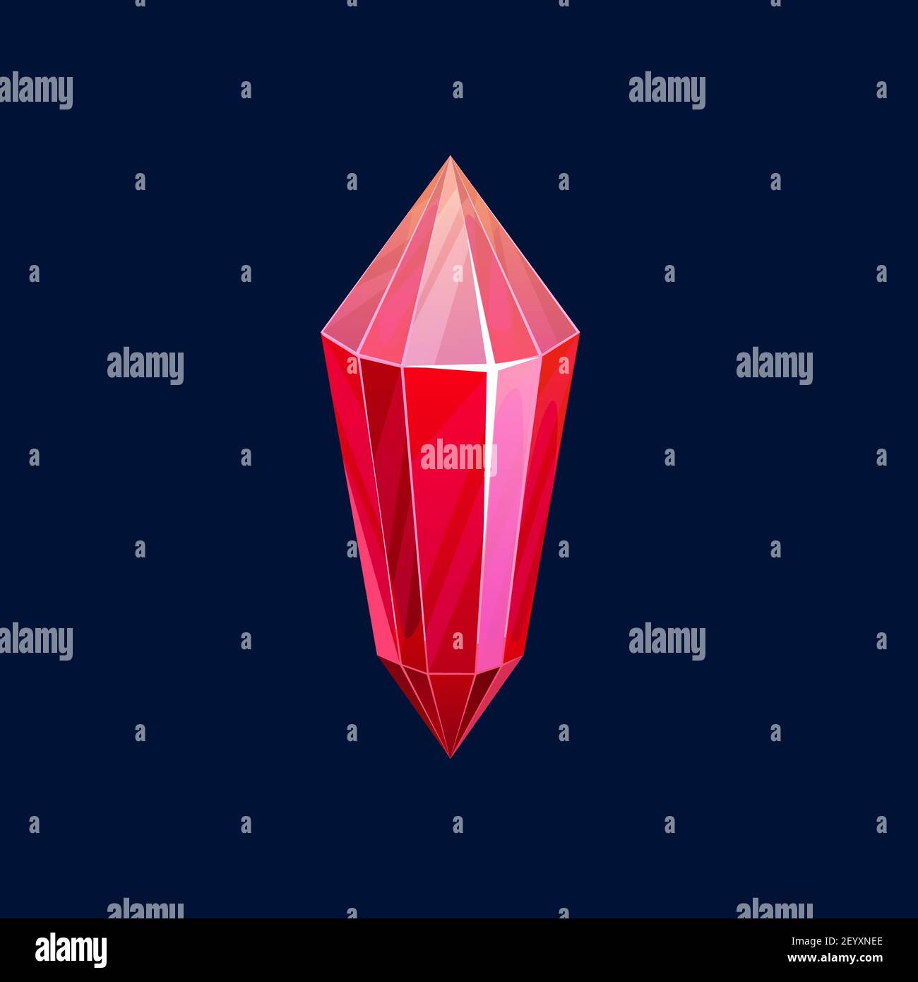 Rubis brut Banque d'images vectorielles - Alamy