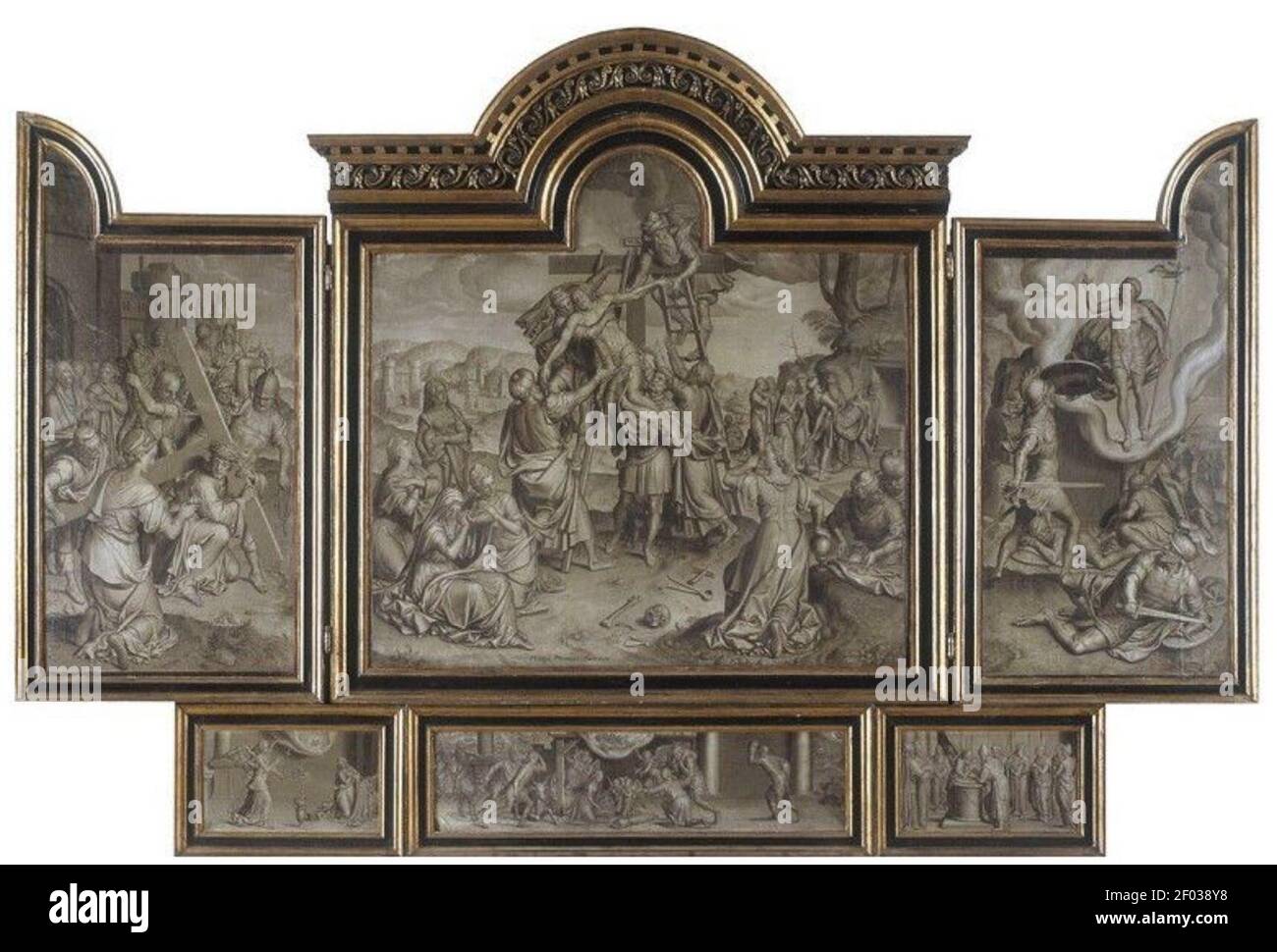 Triptyque de la descente de la croix Banque de photographies et d’images à haute résolution - Alamy